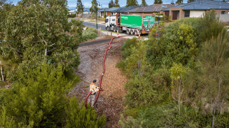 Mulch Blower • Blower Truck • Mulch Blowing | ecoDynamics