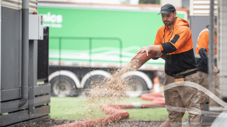 Mulch Blower • Blower Truck • Mulch Blowing | ecoDynamics