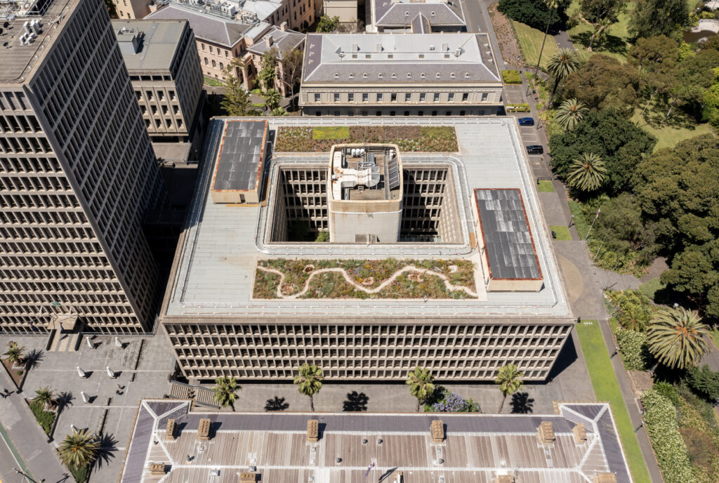 Green Our Rooftop at Old Treasury Building Blowing Project | ecoDynamics