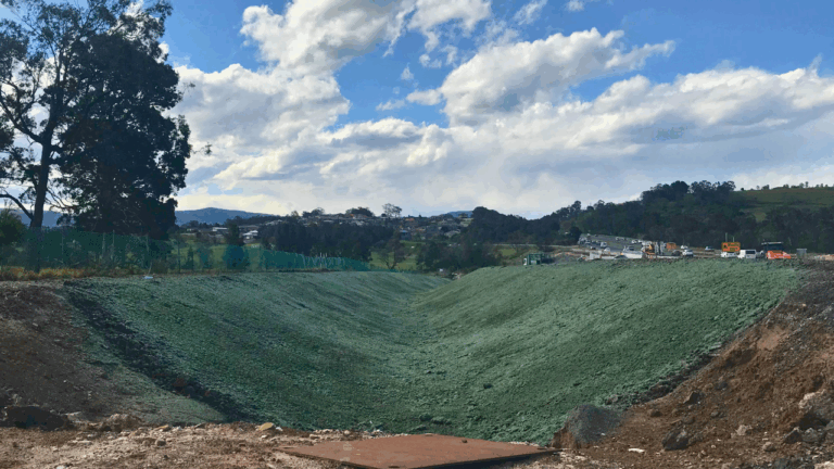 Albion Park Rail Bypass Hydromulching Soundwall Project | ecoDynamics